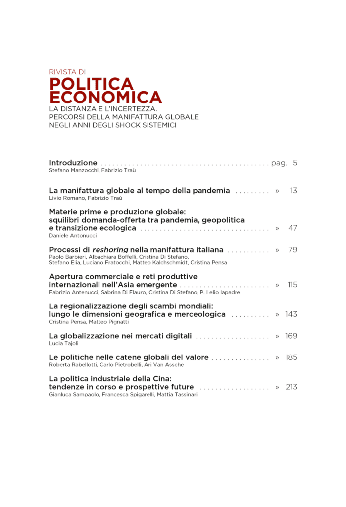 Rivista di politica economica - L'Imprenditore